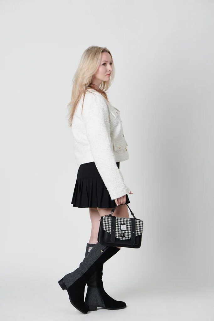 Islander® Medium Satchel with Harris Tweed® - A Little Irish Too